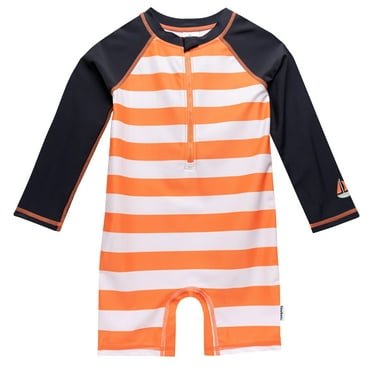 weVswe Blue Baby Boy Swimsuit 0-3 T-Infant and Toddler Rash Guard with ...