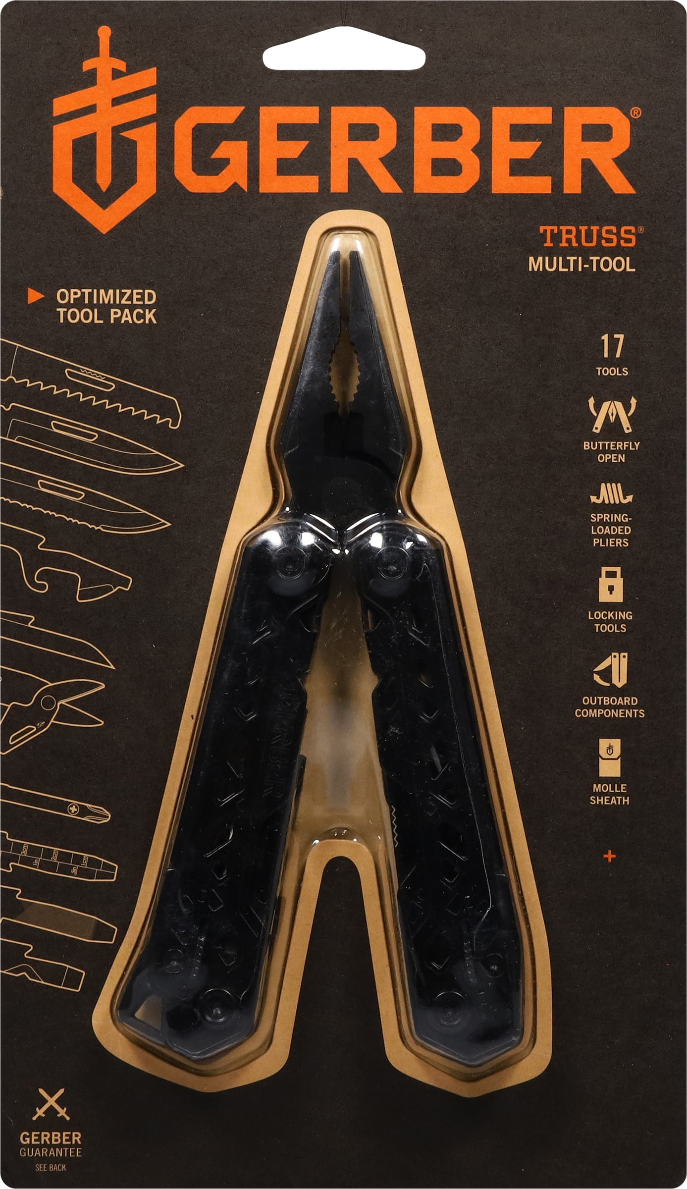Gerber Truss Multi-Tool with Utility Sheath and Pliers, 1 ea - Walmart.com