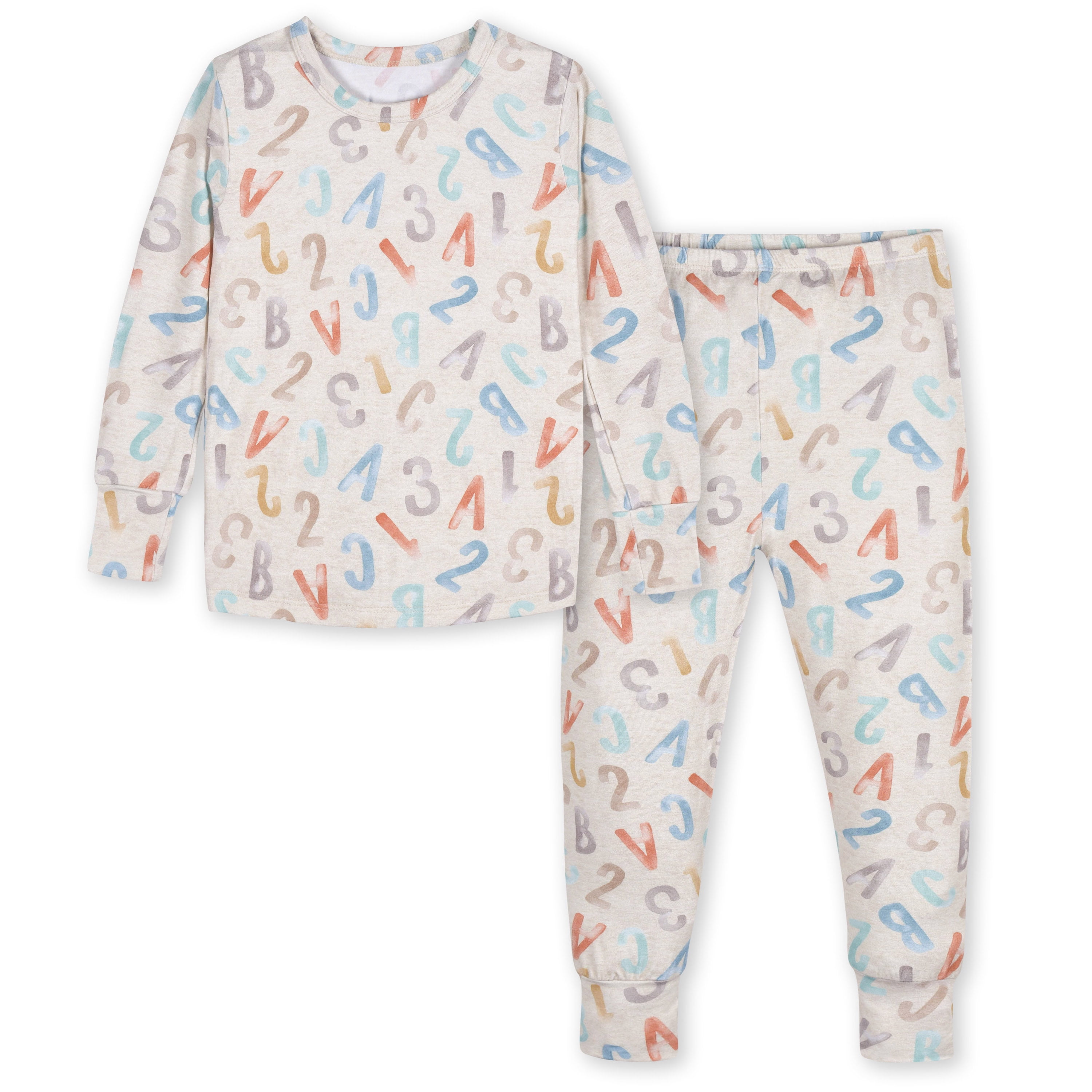 Gerber Unisex Baby Toddler Buttery Soft 2-Piece Snug Fit Pajamas with ...