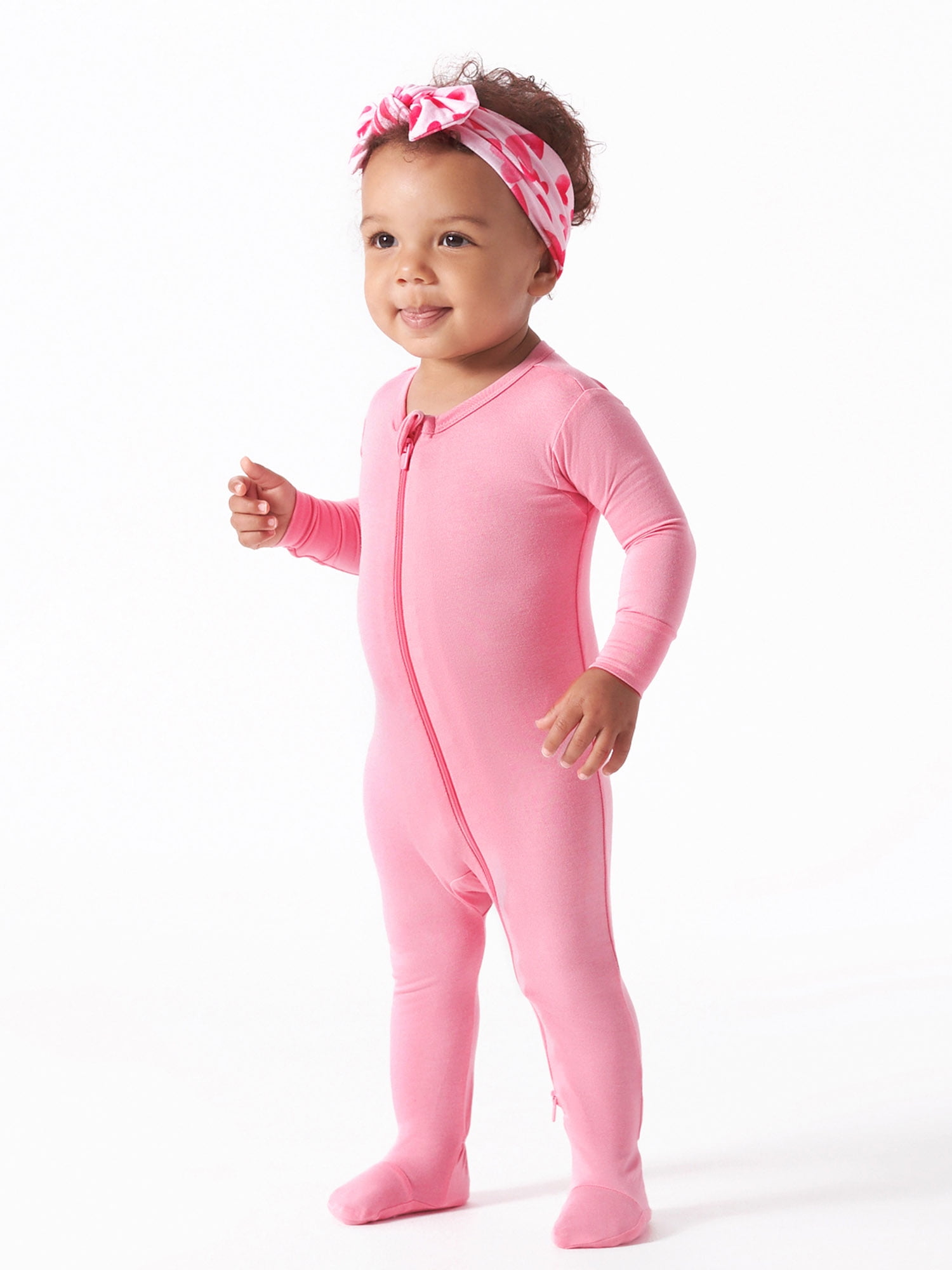 Gerber Baby Toddler Unisex Soft Footed Pajama with 2-Way Zipper ...