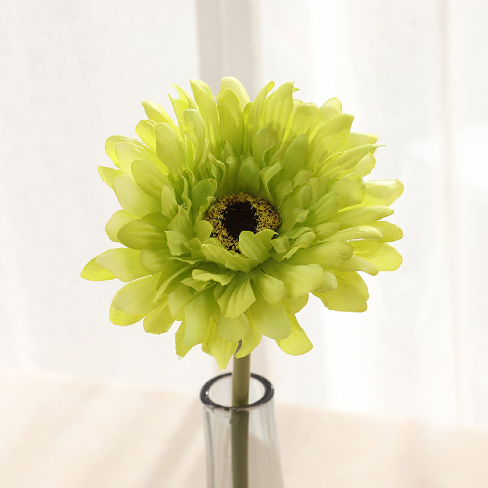 Gerbera Daisy Artificial Flowers – Real Touch Latex Silk Daisies ...