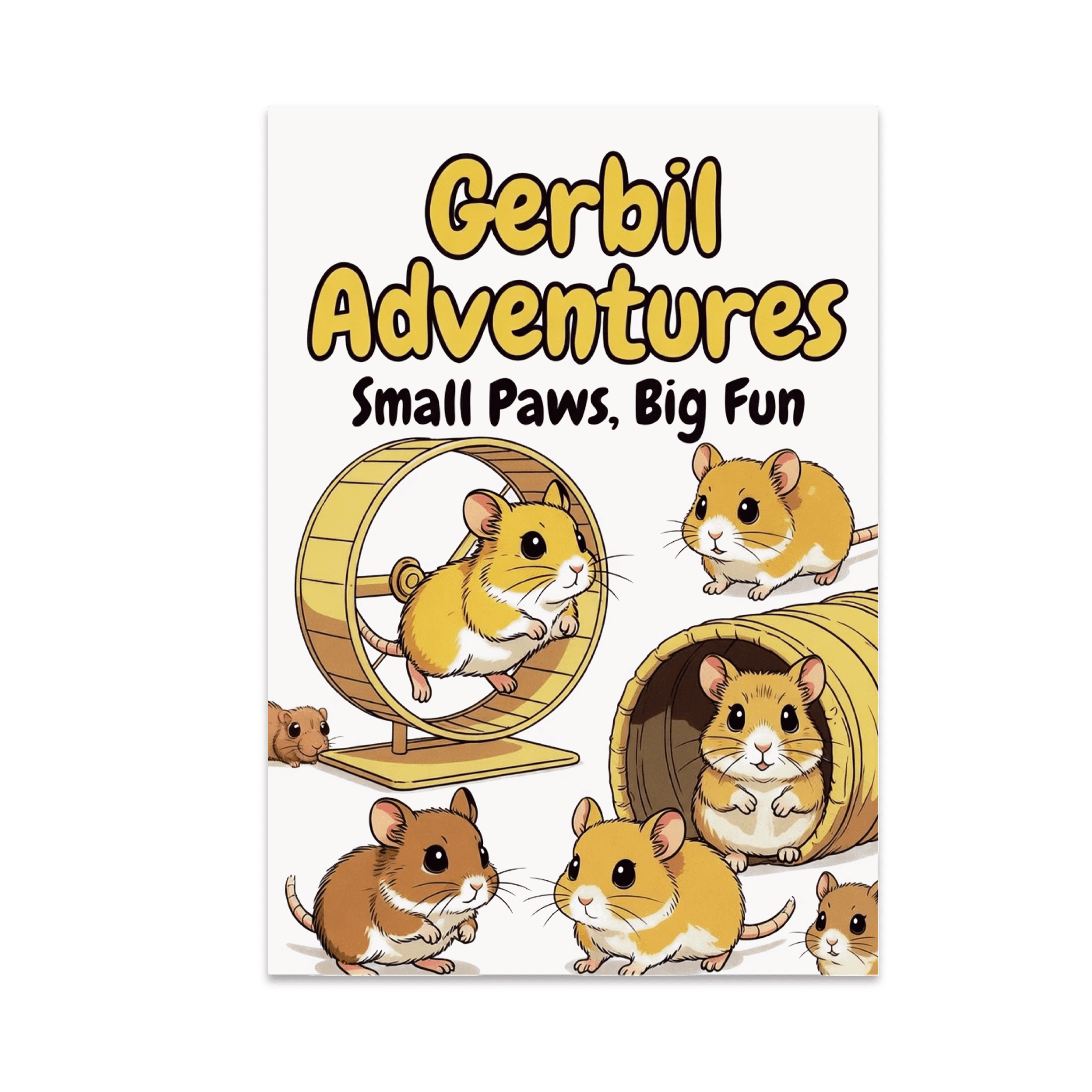 Gerbil Adventures: Small Paws, Big Fun - Gerbil Lovers - 13x19 Poster ...