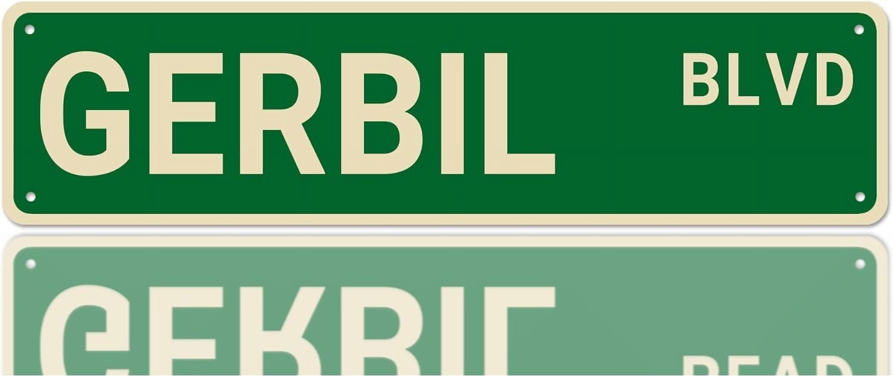 Gerbil BLVD Street Sign, Gerbil Sign Gerbil Decor Gerbil Lover Gift ...