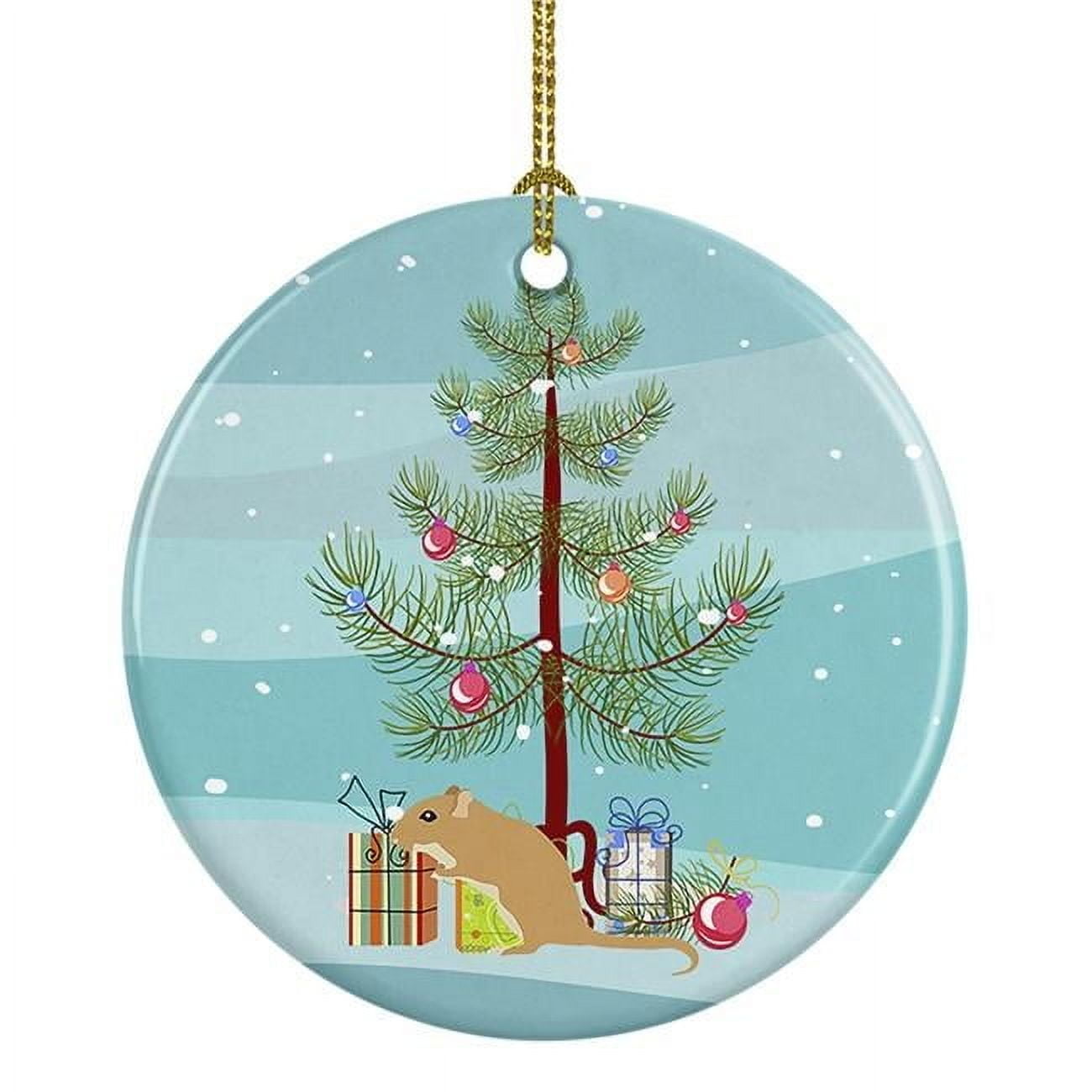 Gerbil Mouse Merry Christmas Ceramic Ornament - Walmart.com