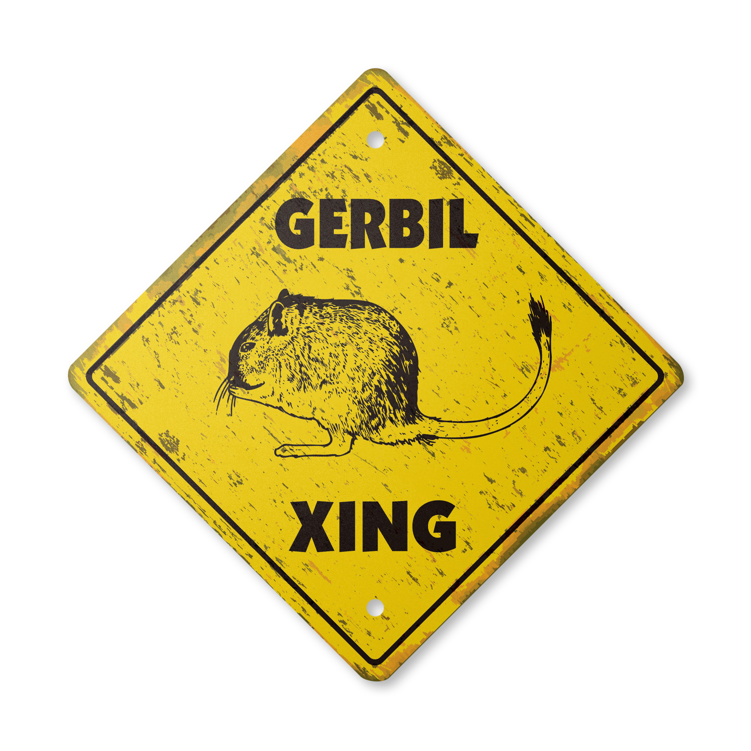 Gerbil Vintage Crossing Sign Zone Xing | Indoor/Outdoor Plastic | 12 ...