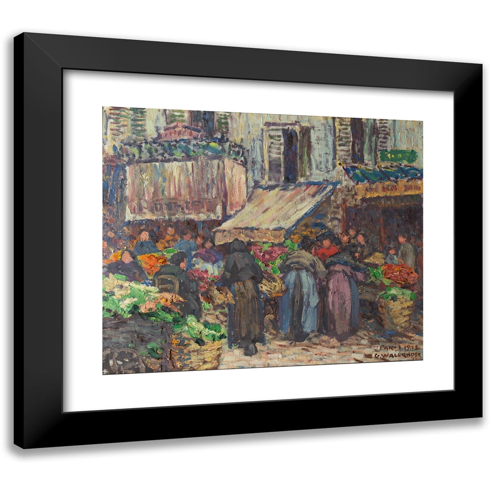 Gerda Wallander 14x12 Black Modern Framed Museum Art Print Titled ...