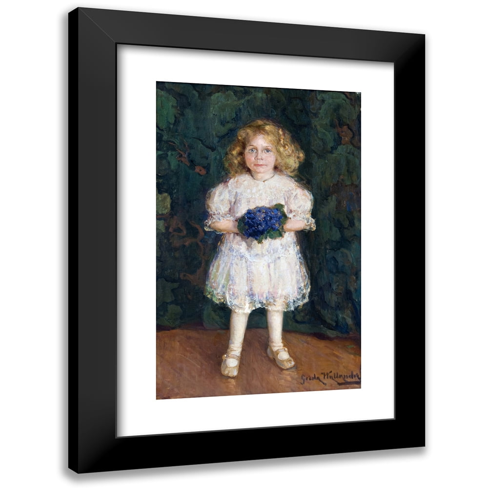 Gerda Wallander 16x24 Black Modern Framed Museum Art Print Titled ...