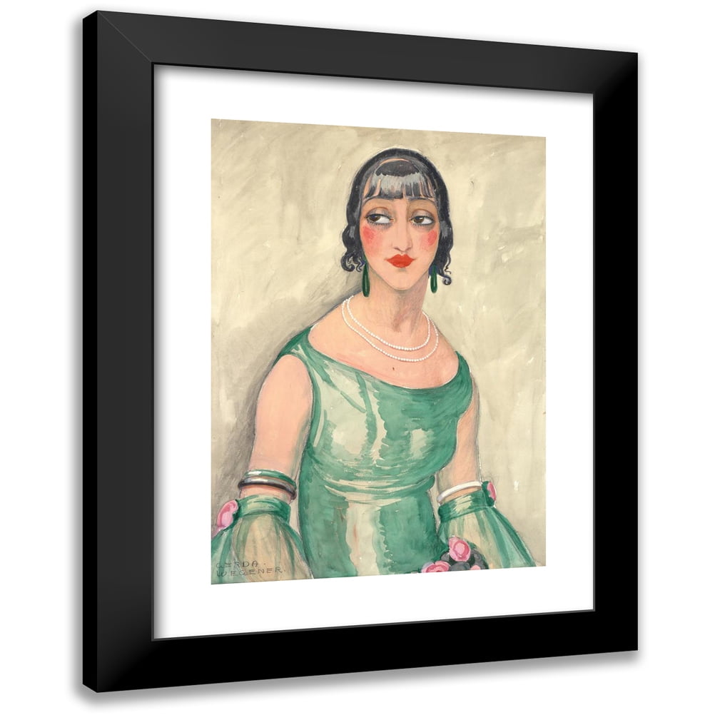 Gerda Wegener 14x18 Black Modern Framed Museum Art Print Titled ...