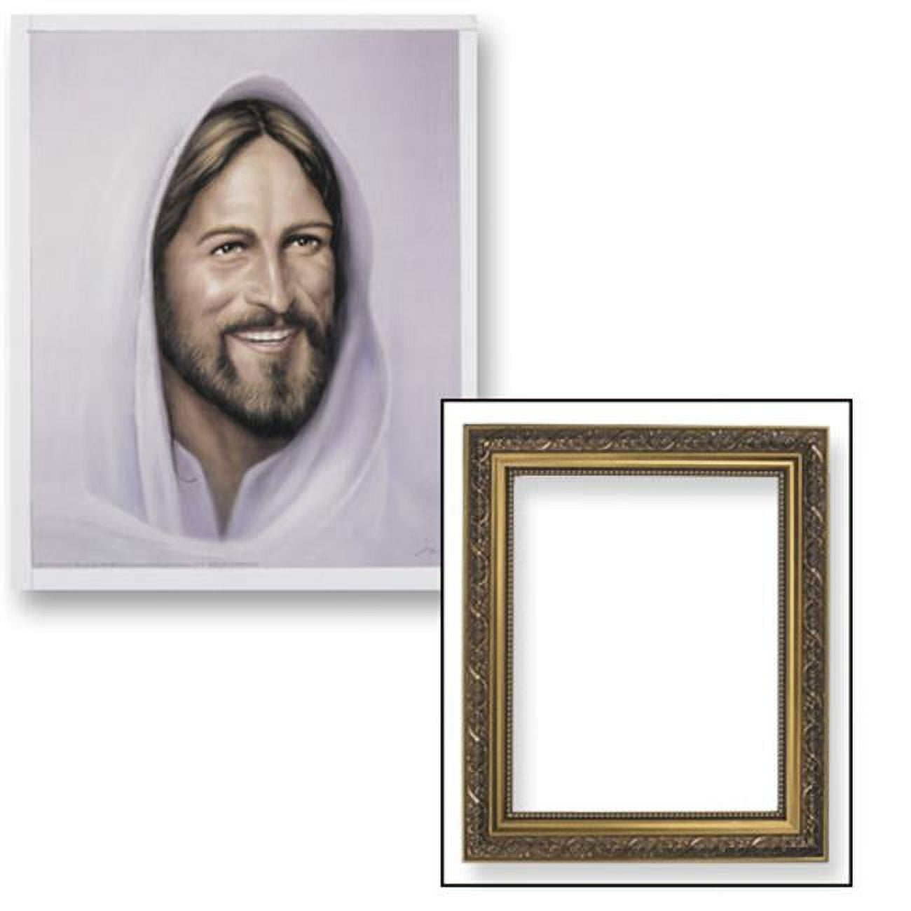 Gerffert 79-953 Smiling Jesus Frame - Walmart.com