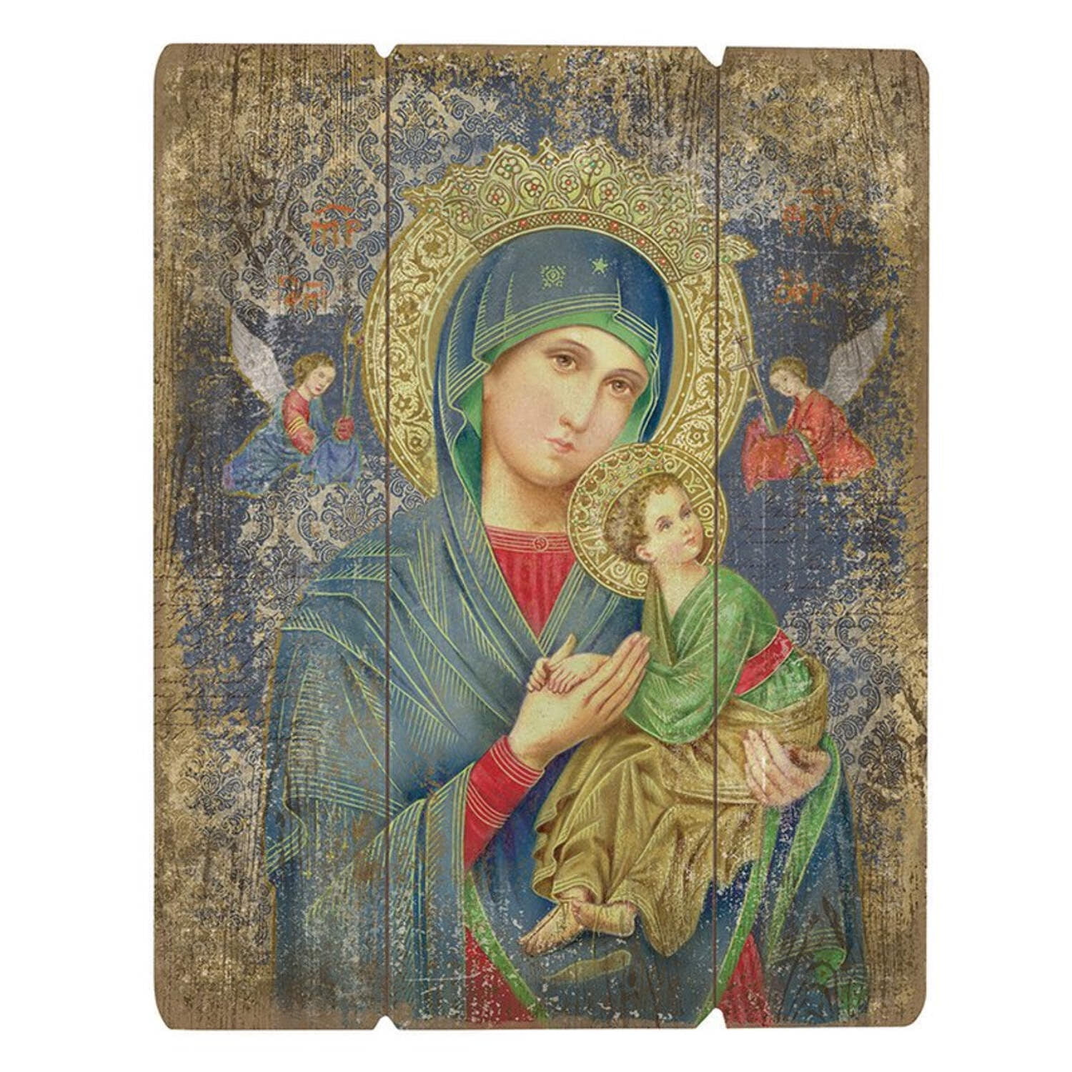 Gerffert B3124 Our Lady Of Perpetual Help Pallet Sign - Walmart.com