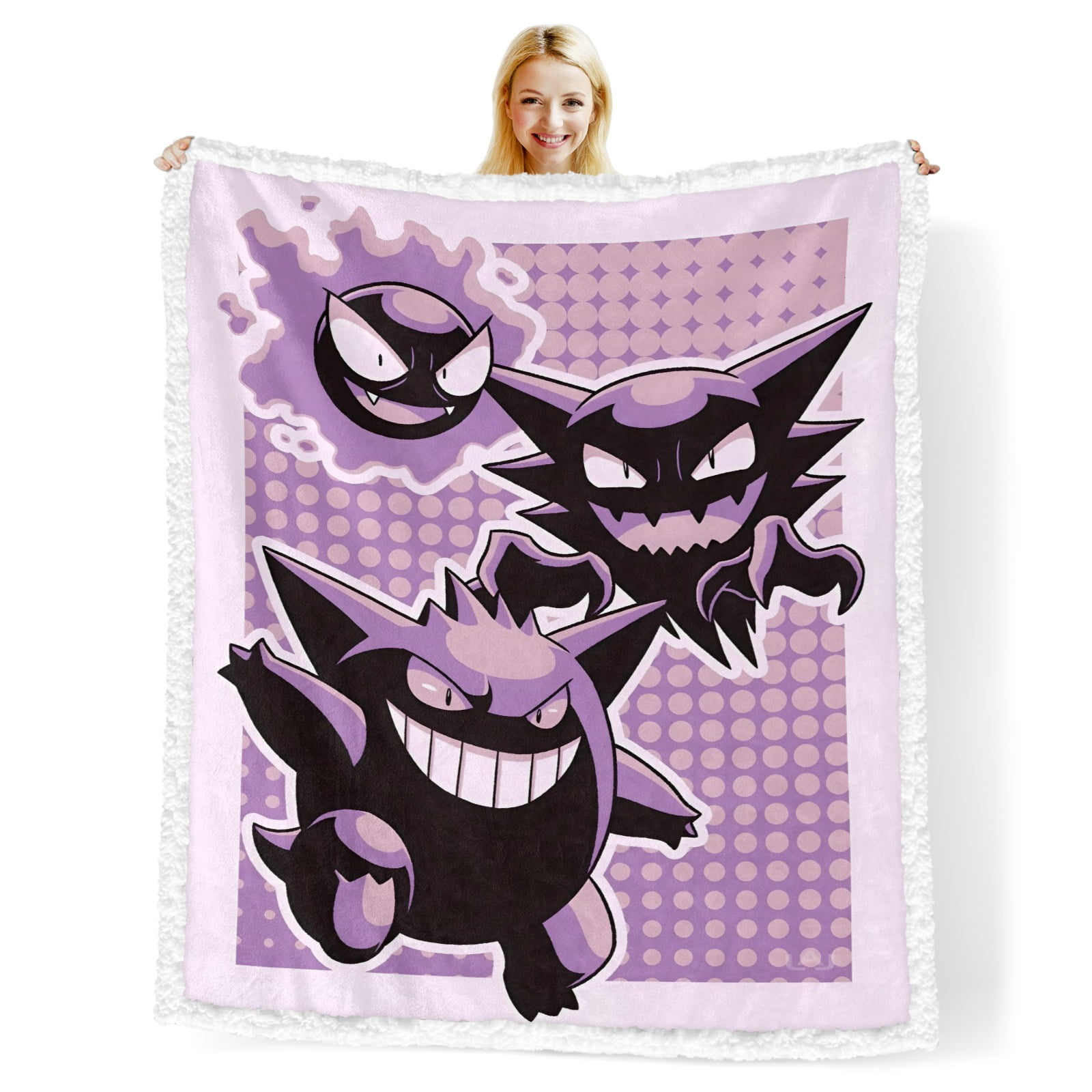 Gergar High Definition Pattern 50 * 60 inch Flange Velvet Blanket ...