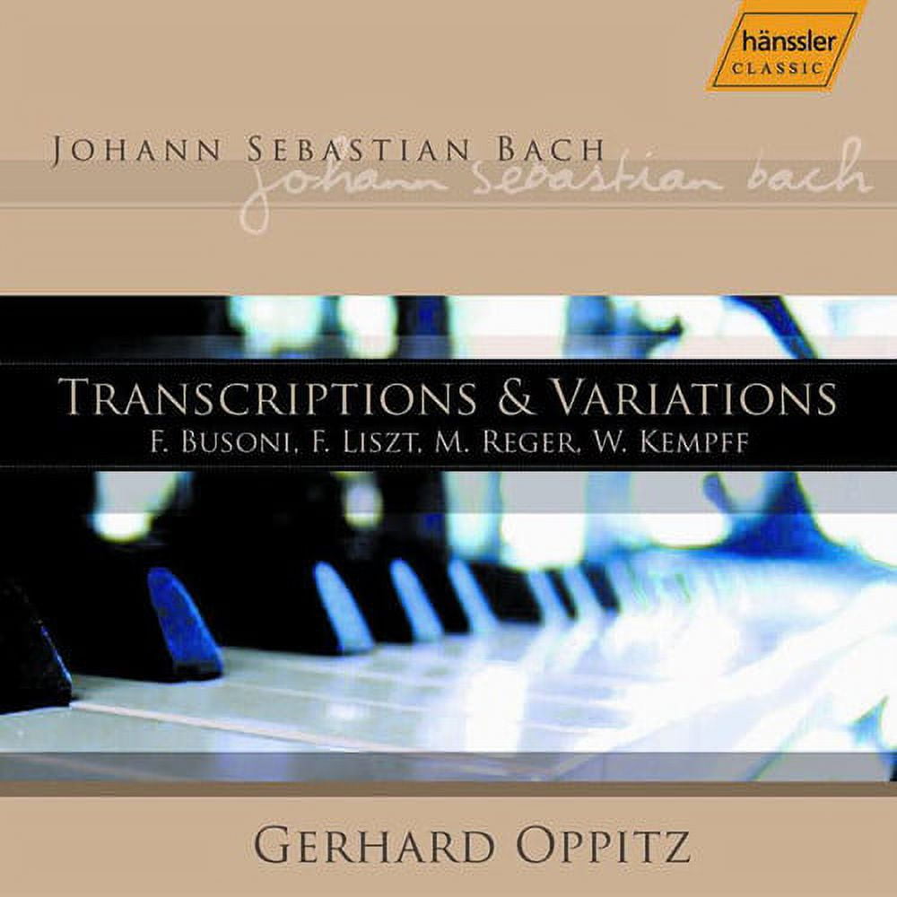 Gerhard Oppitz - Transcriptions & Variations - Music & Performance - CD ...