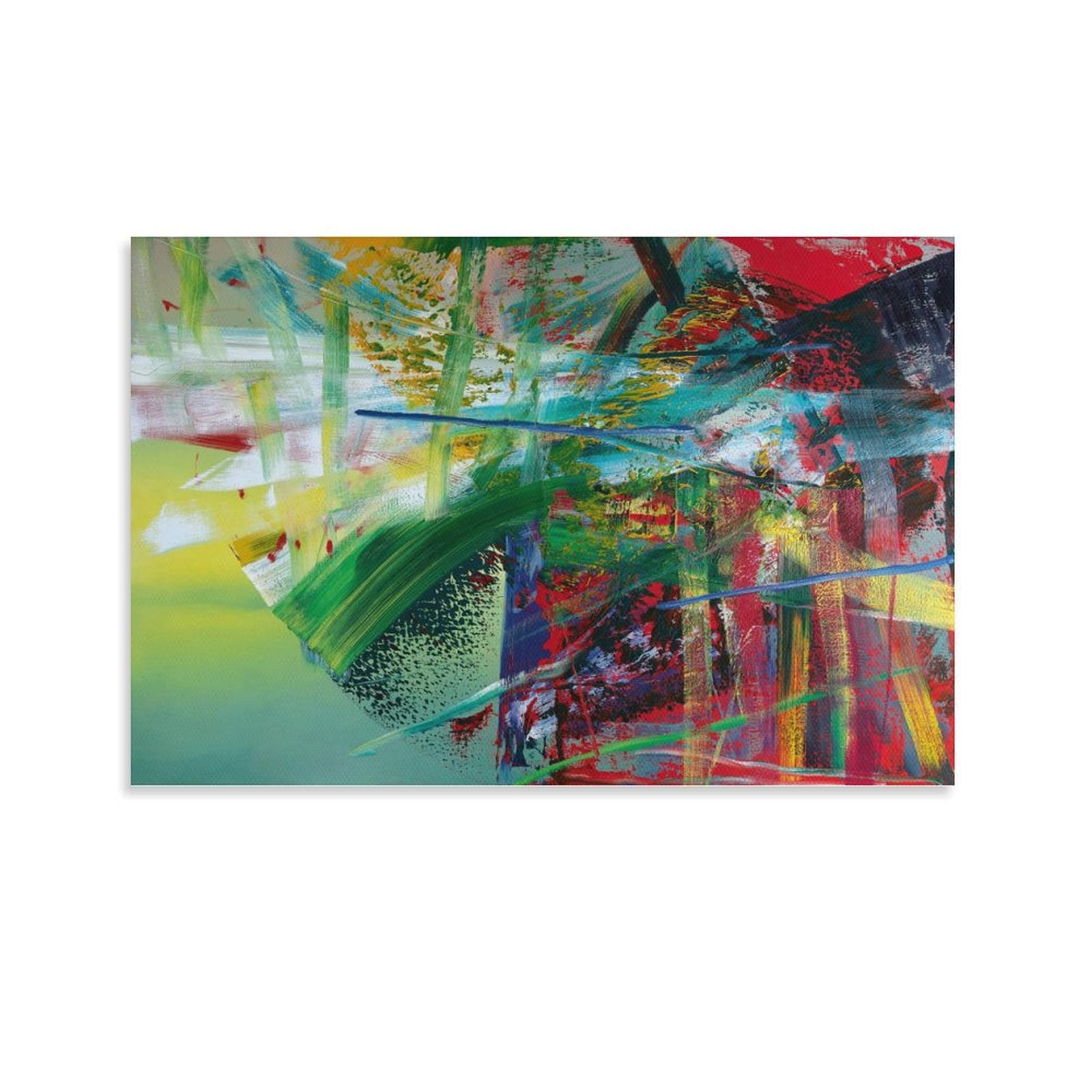 Gerhard Richter Painting Poster Poster Cool Artworks Painting Wall Art ...