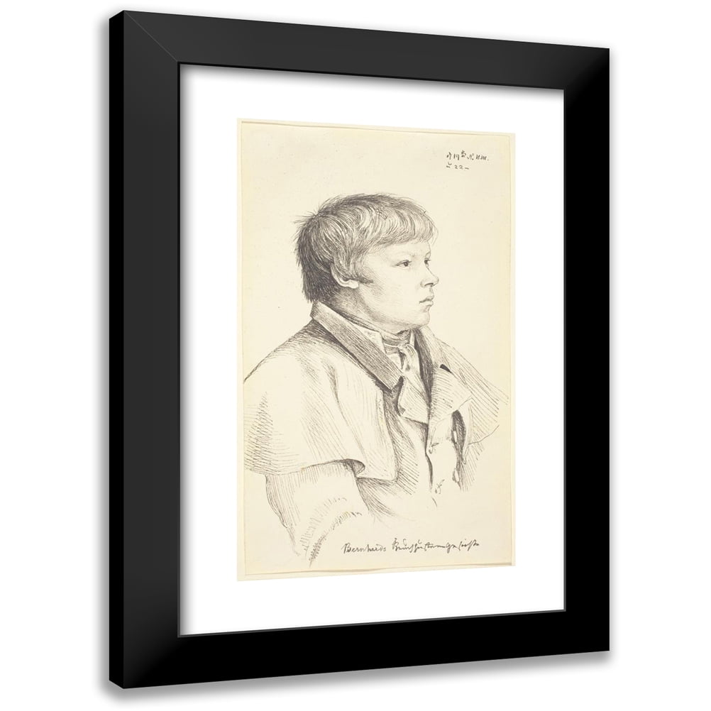 Gerhard Wilhelm von Reutern 10x14 Black Modern Framed Museum Art Print ...