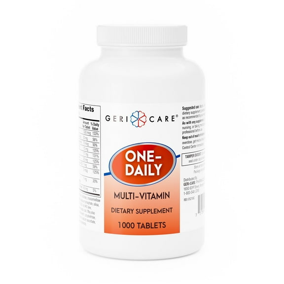 GeriCare One-Daily Multi-Vitamin Supplement, Supports Energy, Immune ...