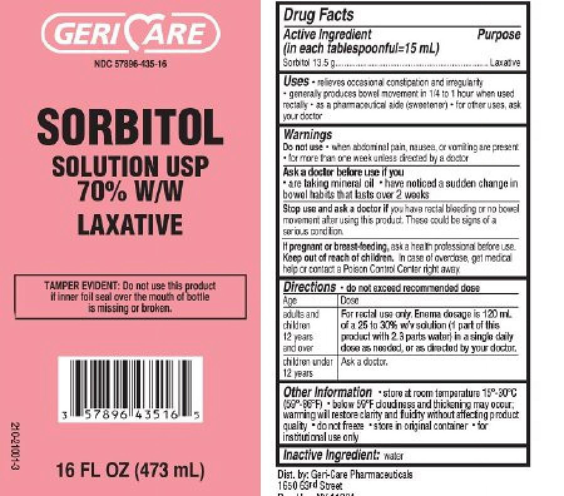 Geri-Care Laxative (Case of 12) 16 fl. oz., 12 Count - Walmart.com