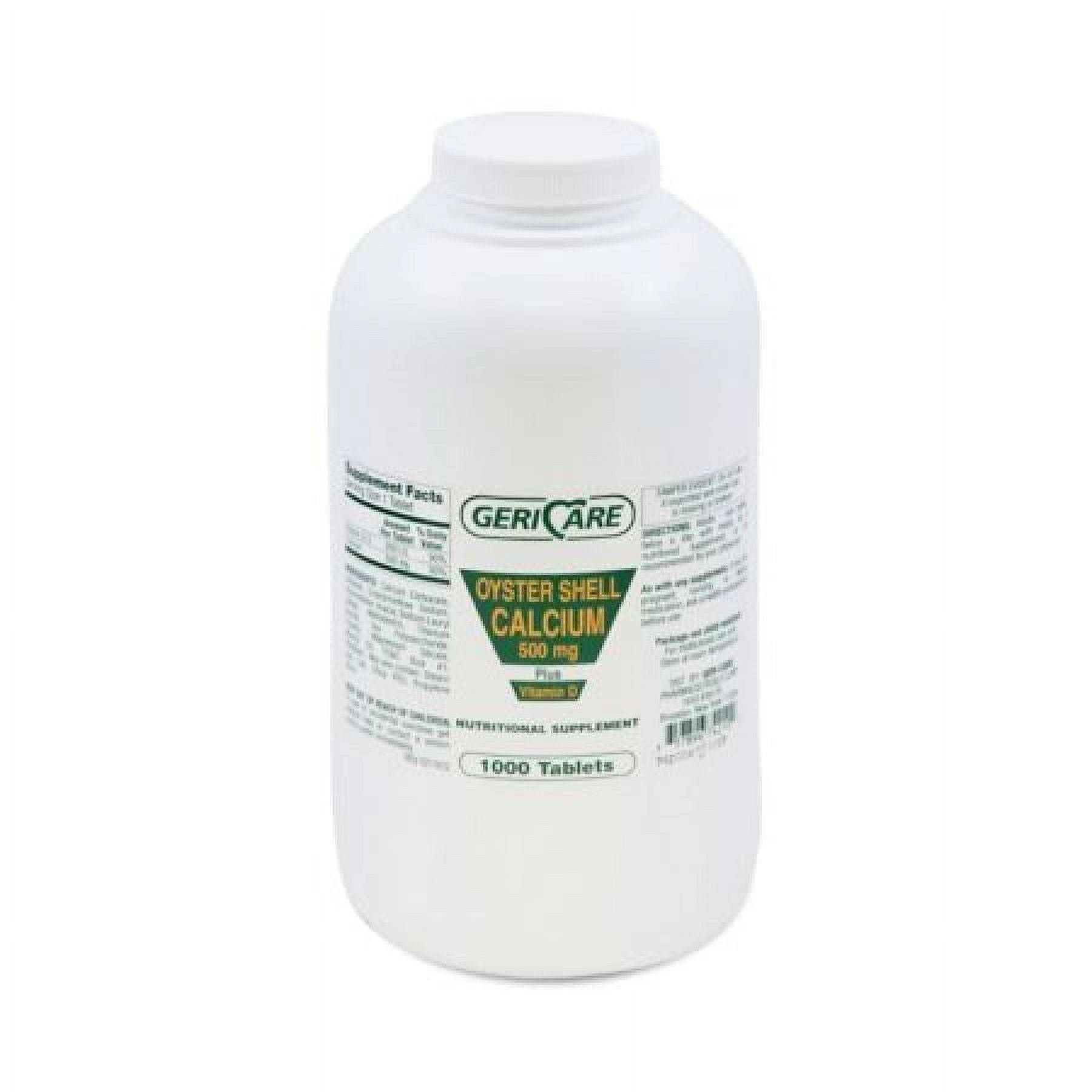 Geri-Care Oyster Shell Calcium/Vitamin D, Bone Density Vitamins, Joint ...