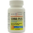 GeriCare Senna Plus Vegetable Laxative, Stool Softener, 4 Bottles, 100 ...