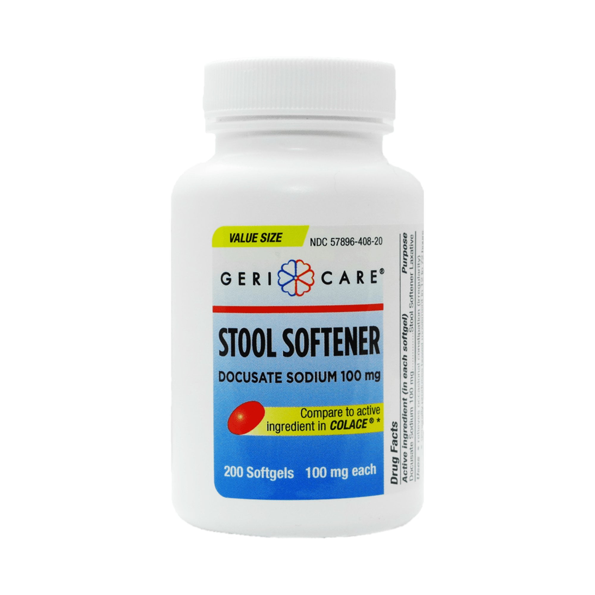 Geri-Care Softgel 100 mg 401-20-GCP 1 Bottle, 200 per Bottle - Walmart.com
