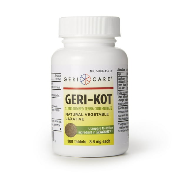 Geri-Kot Sennosides Laxative - Walmart.com