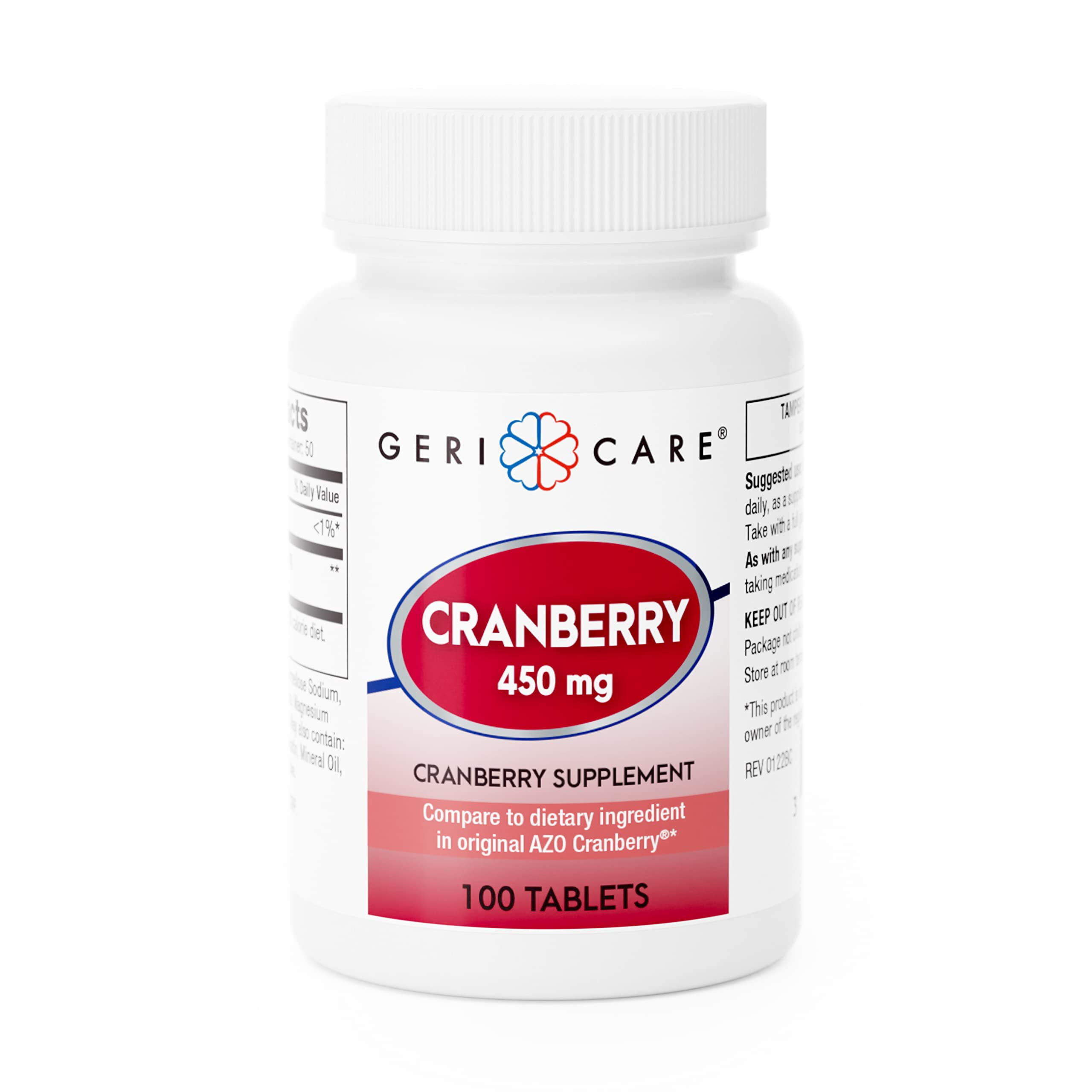 Geri-Care Cranberry Supplement 450MG, Supports Urinary Tract Health ...