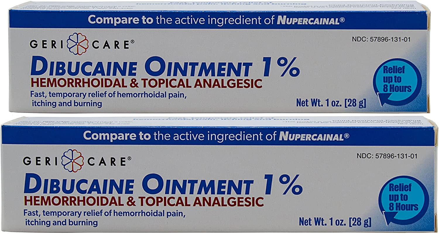GeriCare Dibucaine Hemorroid Ointment 1% | Hemorroidal & Topical ...
