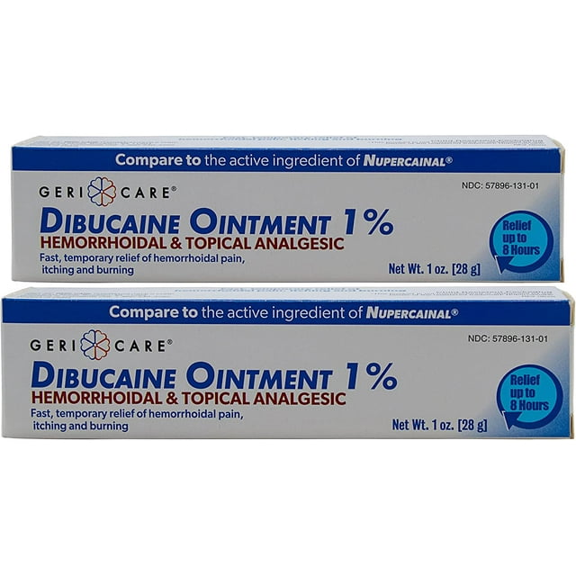 GeriCare Dibucaine Hemorroid Ointment 1% | Hemorroidal & Topical ...