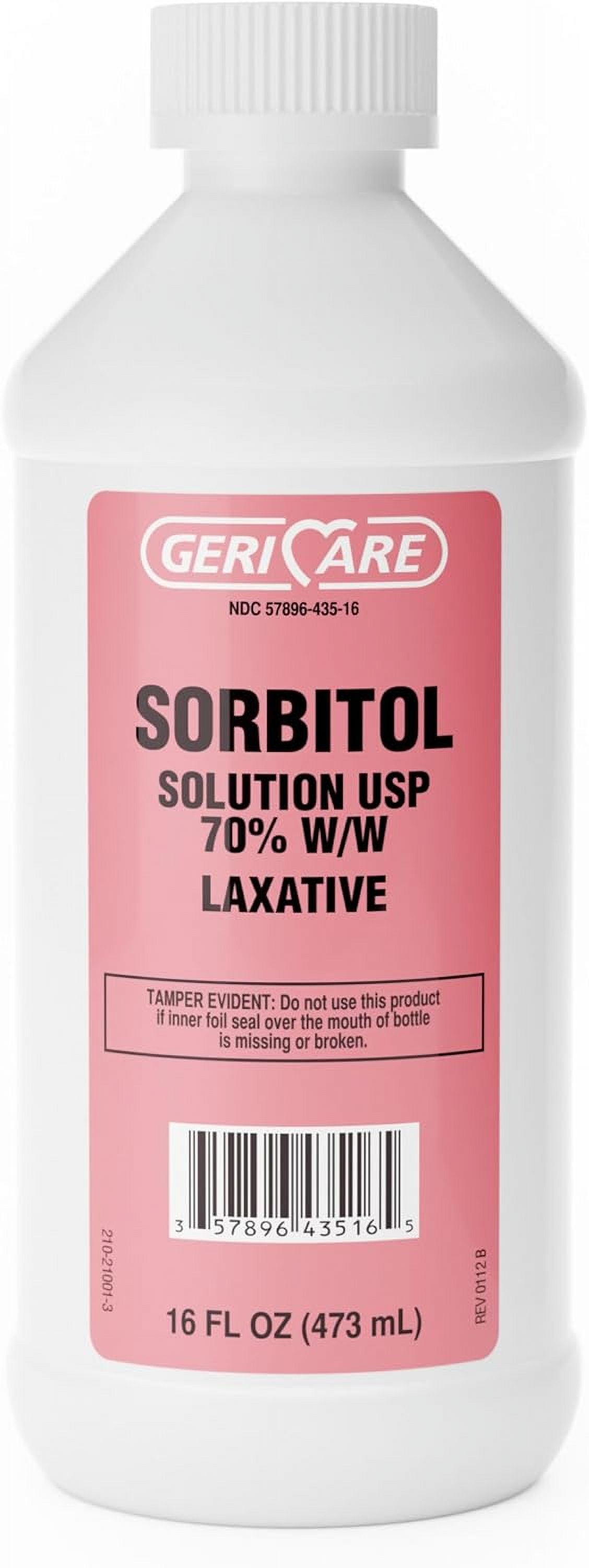 GeriCare Sorbitol Liquid Laxative Solution USP 70% W/W, 16 Fl Oz ...