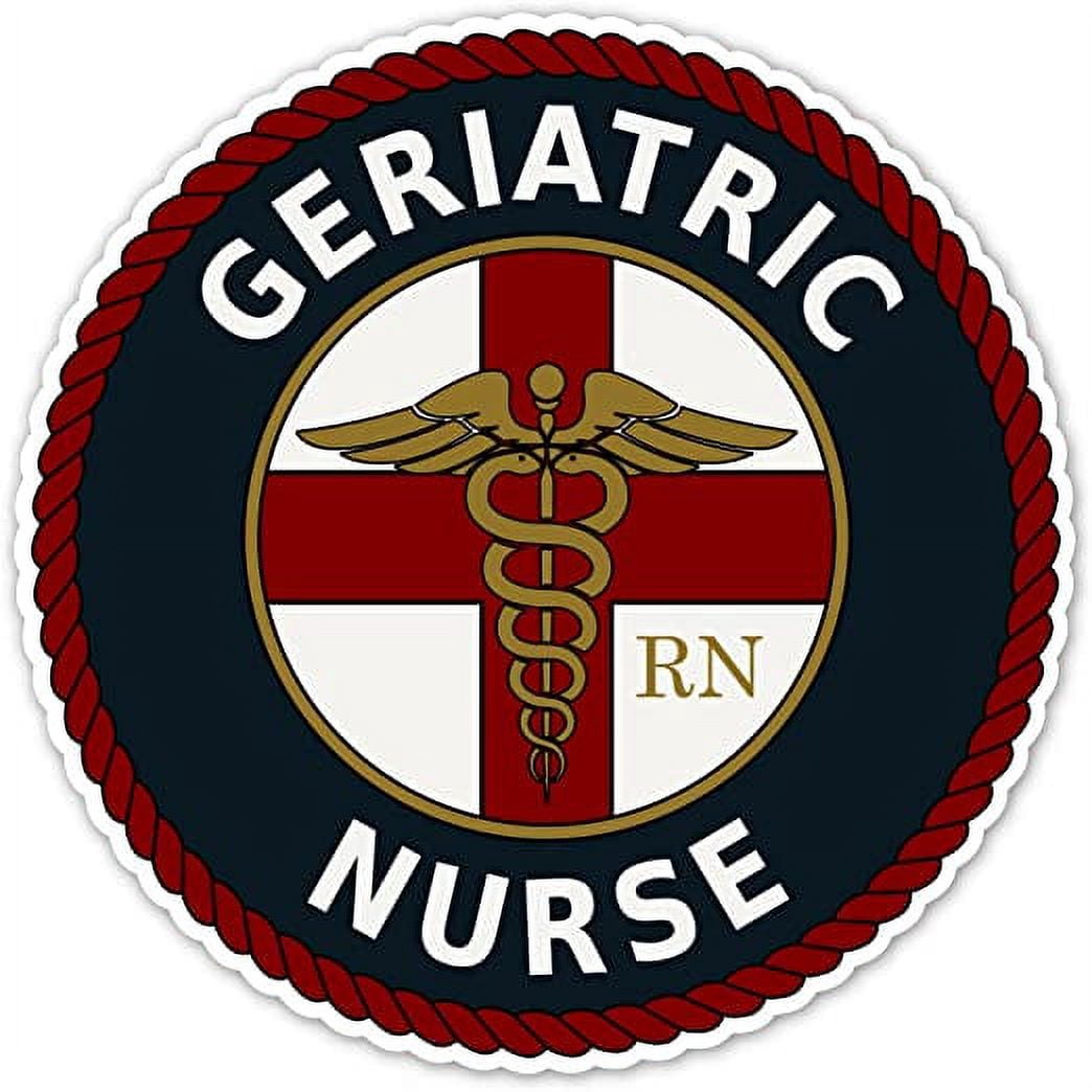 Geriatric Nurse Certified RN Caduceus Staff of Hermes Gift for Nurse 3M ...