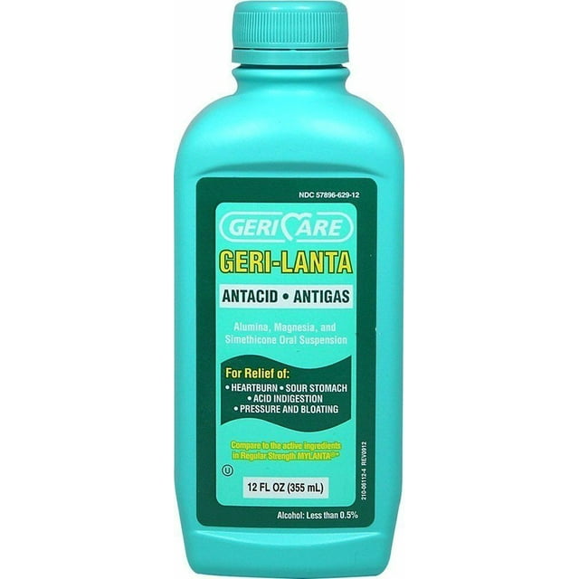 Gericare Geri-Lanta Regular Strength Heartburn Fast Relief, 12 oz, 2 ...