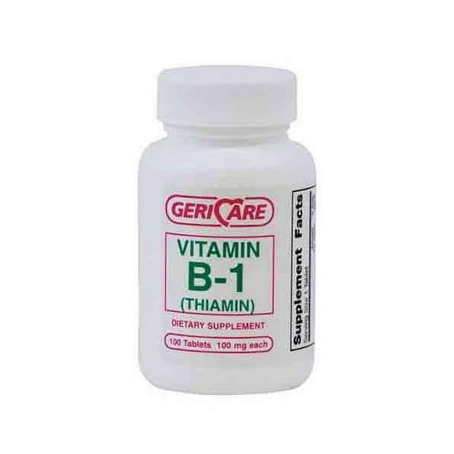 Gericare Vitamin B-1 Thiamin 100mg Tabs 100/bt Model: 851-01-gcp (1/ea ...