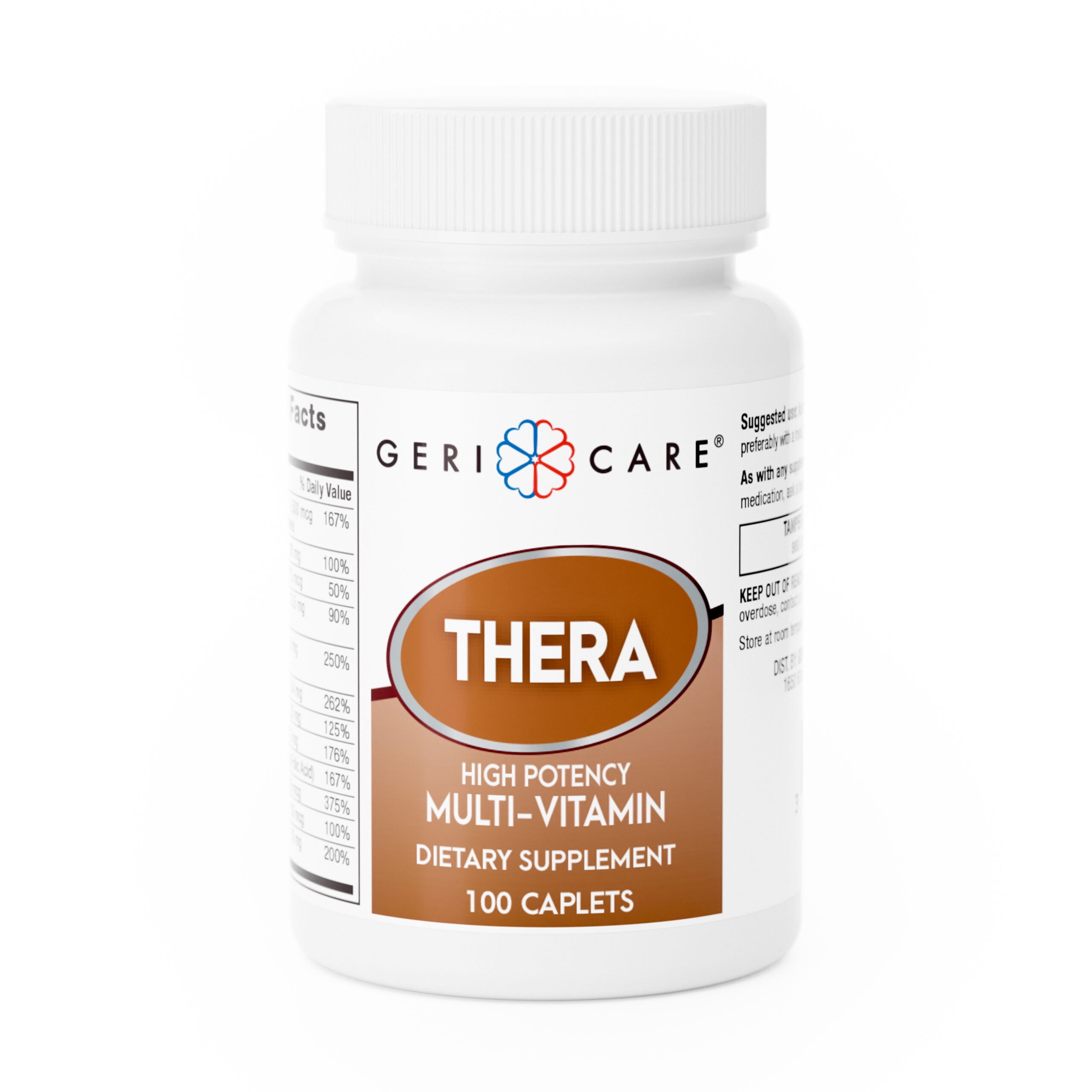 Gericare thera-tabs multivitamin caplets Model: 601-01-GCP (1/EA) EXP 4 ...
