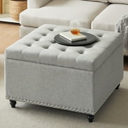 Picket House Emery Ottoman in French Script - Walmart.com