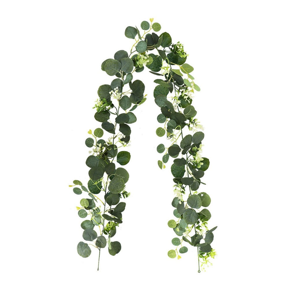 Gerich 1.8N 1.95M 2M Simulation Wall-mounted Green Rattan Wedding Rose ...