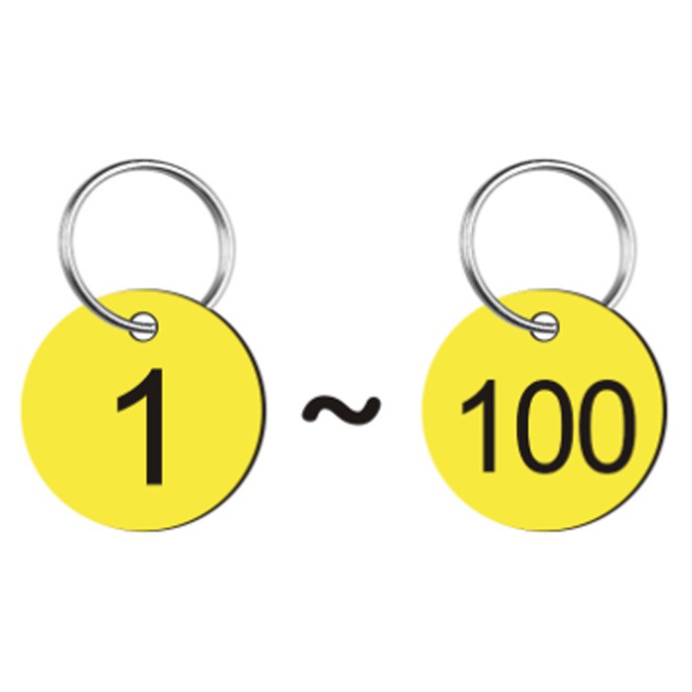 Gerich 100x Engraved Number Discs: for Restaurants, Hotels, Gyms, and ...