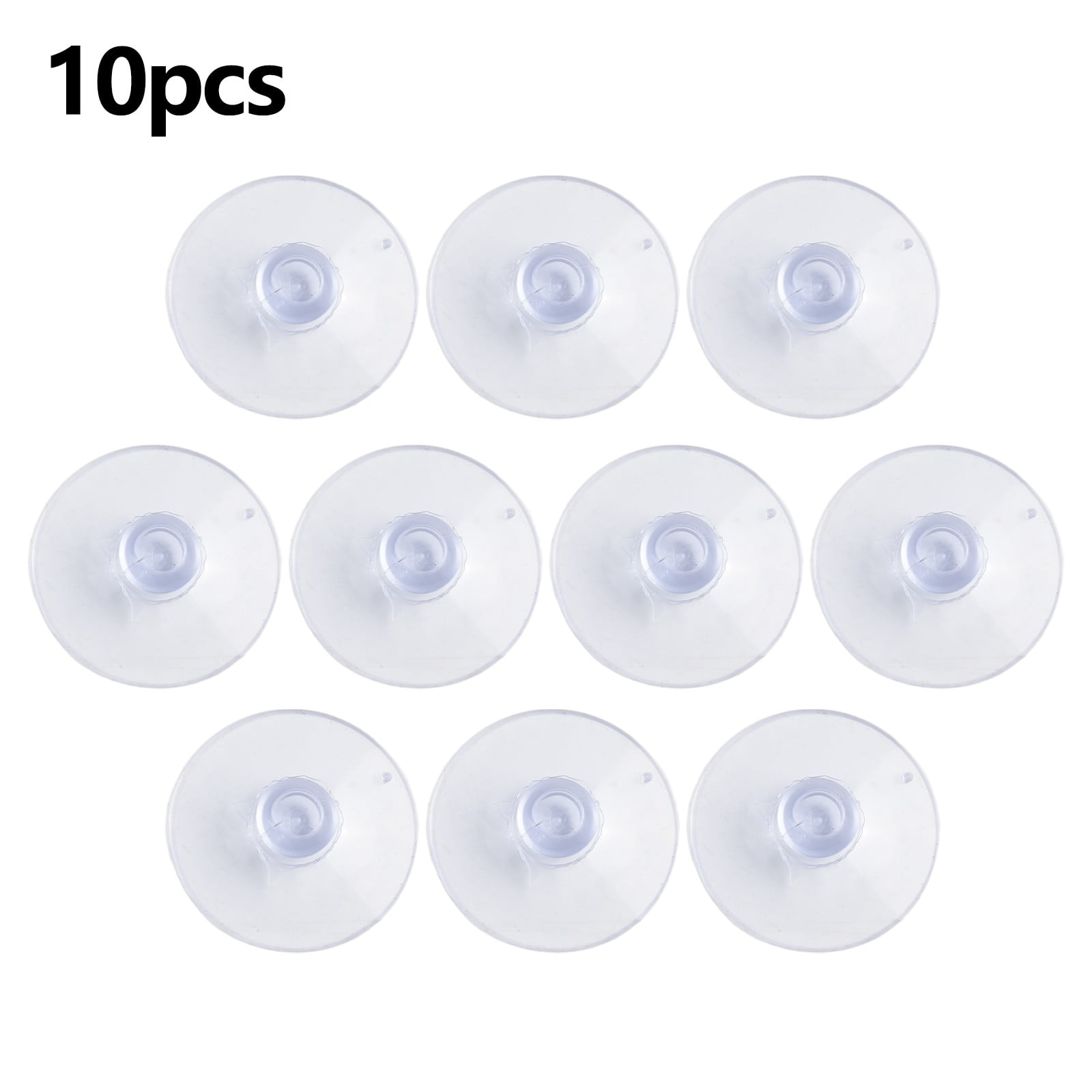 Gerich 10PCS Transparent Suction Cups for Kitchen Bathroom Glass ...