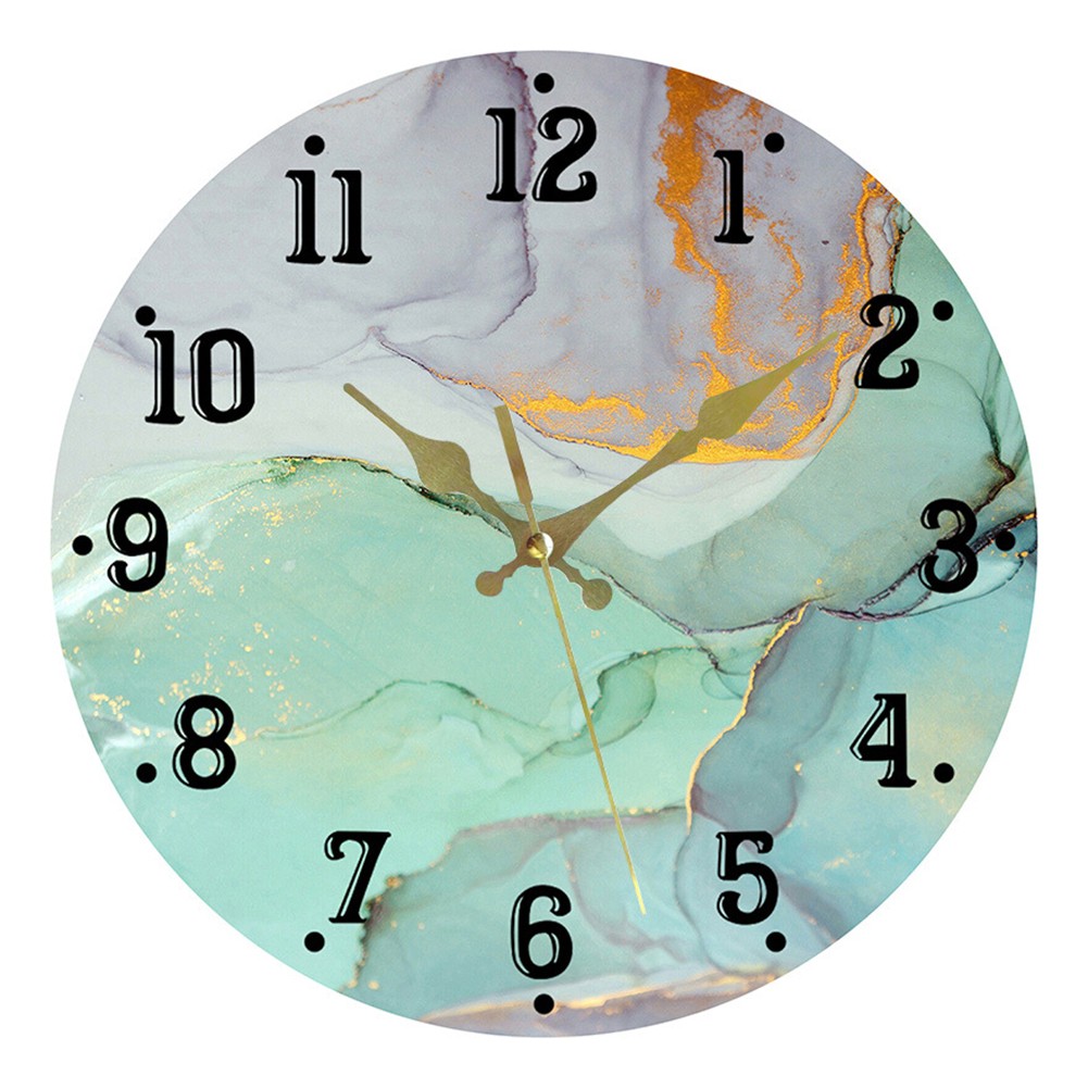 Gerich 12in Marble Texture Wall Clock Marble Texture Clocks Round Wall ...