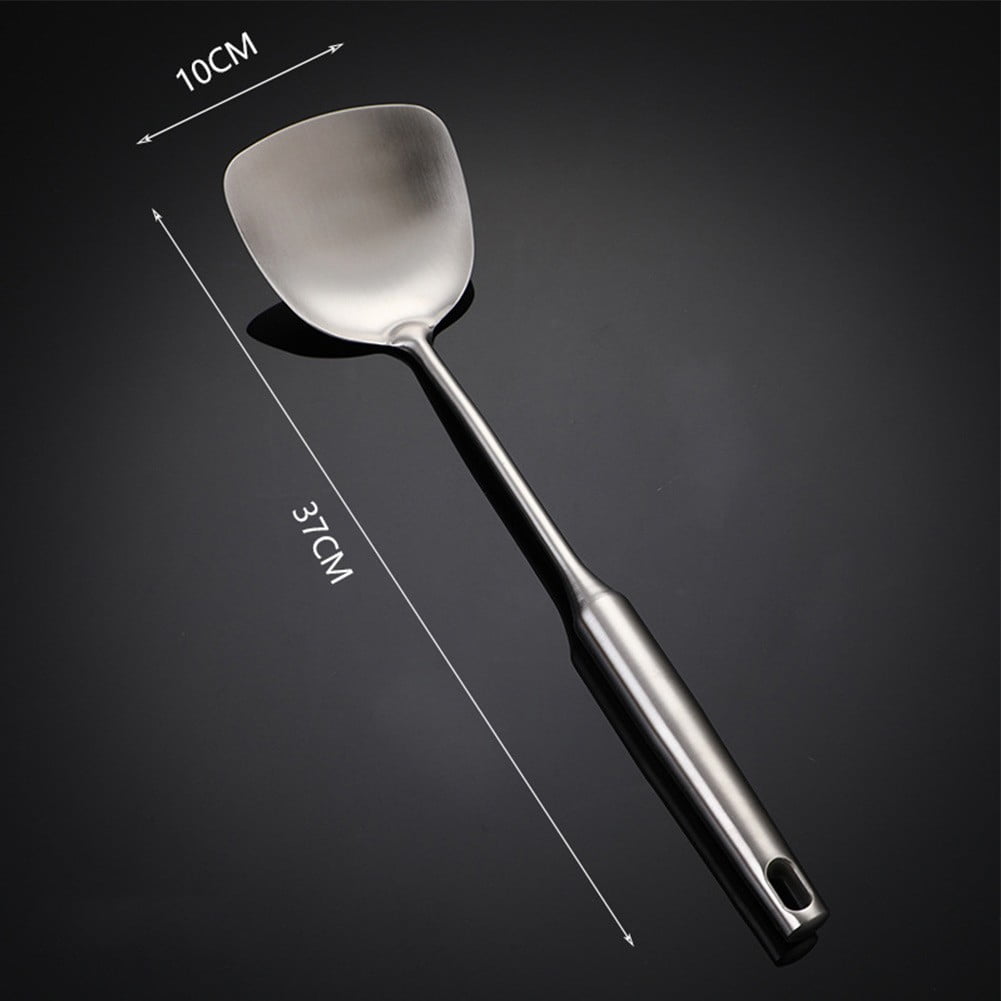 Gerich 304 Stainless Steel Long Handle Wok Spatula Shovel Spoon Cooking ...