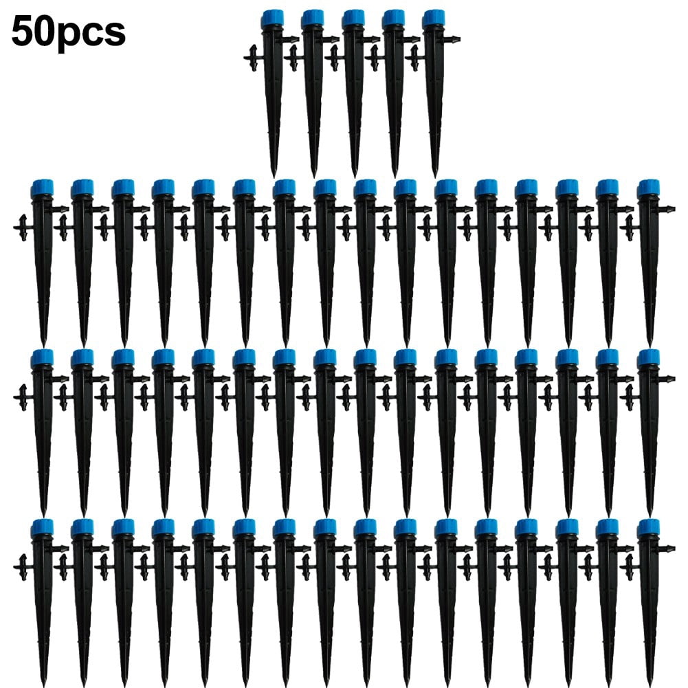 Gerich 50 Pcs Irrigation Drippers Drip Emitters Micro Spray Adjustable ...