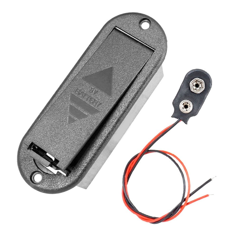 Gerich Bass Battery Case 9V Battery Box for Battery Replacement User ...