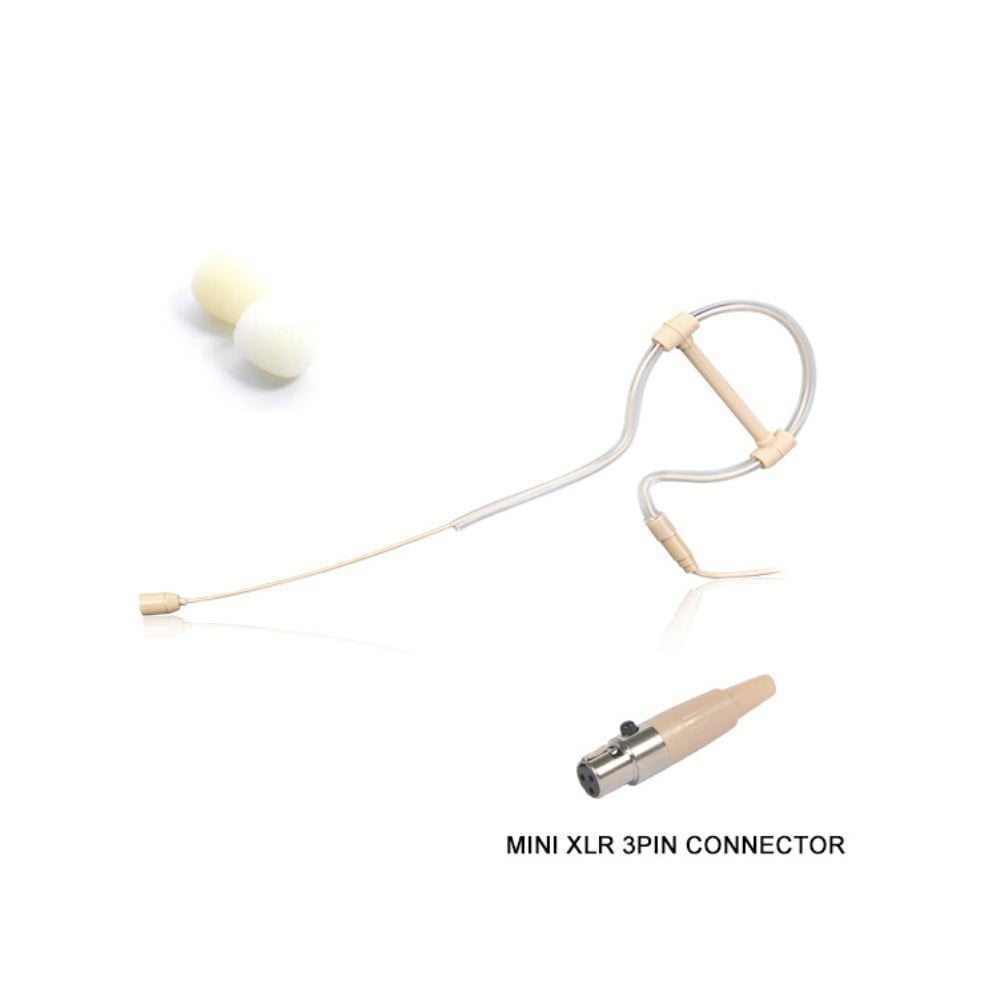 Gerich Beige Single Earhook Headset Mic Headworn Microphone Hand-free ...