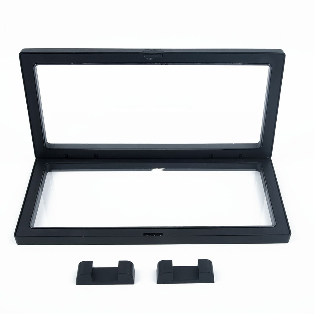 Gerich Clear Jewelry Suspended Coins Floating Display Case Stand Holder ...