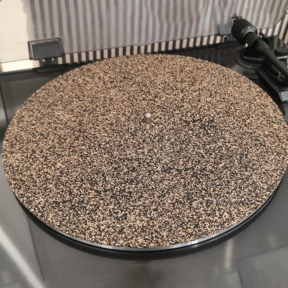 Gerich Cork LP Slip Record Player Mat Turntable Platter Mat for 12 inch ...