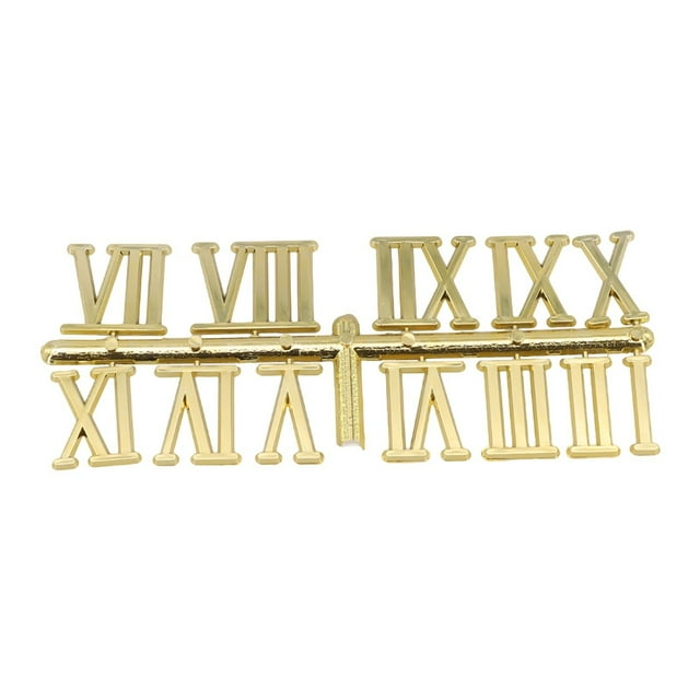 Gerich DIY Clock Numbers Roman Numerals Quartz Needle Wall Clocks ...