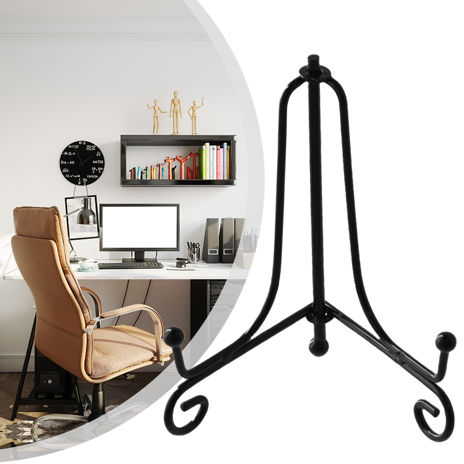 Gerich Diy Picture Frame Black Iron Plate Display Stand Rack Easel ...