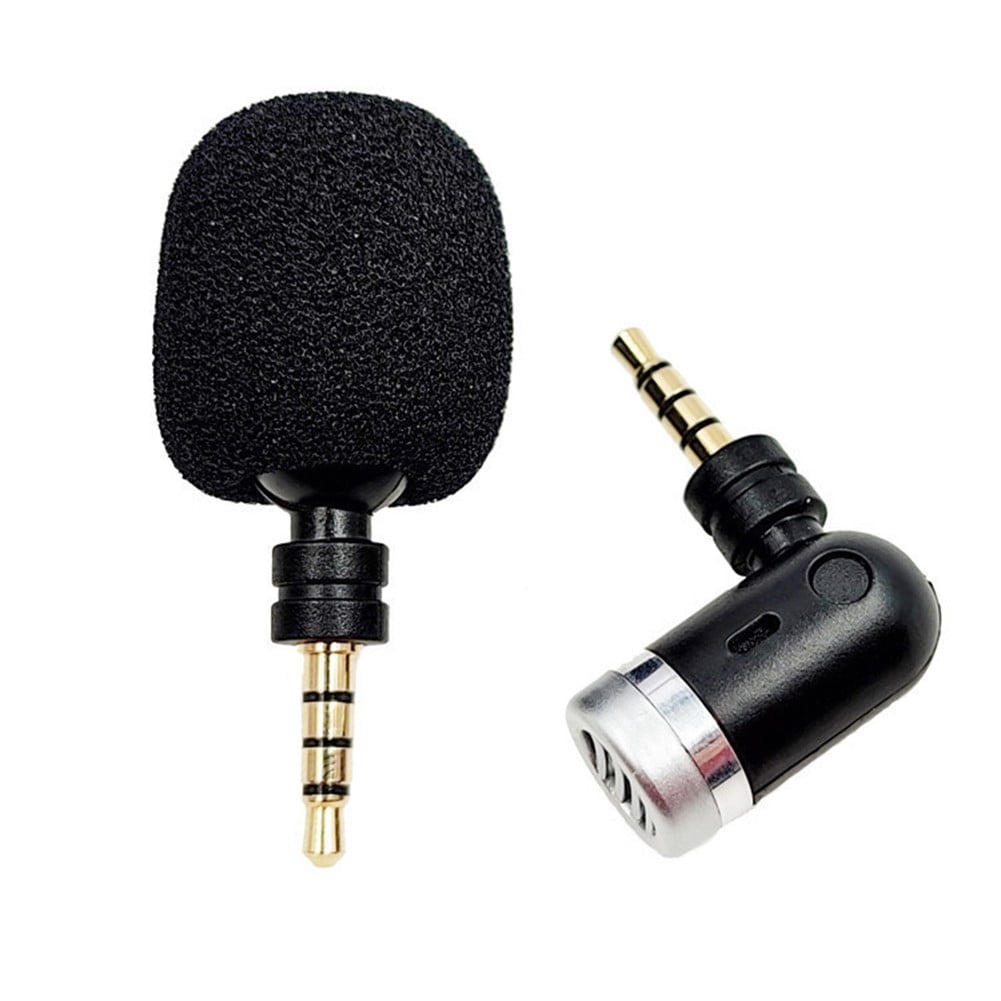 Gerich Foldable Mini Microphone 3.5mm 4Pole Mic Connector for Microphone Soundcard - Walmart.com