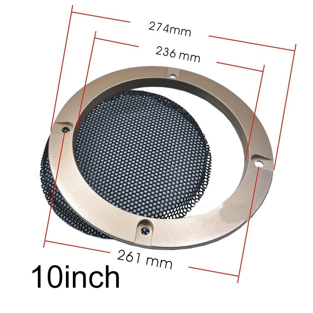 Gerich Gold 2 3 4 5 6.5 8 10 inch Speaker Net Cover High-grade Car Home ...
