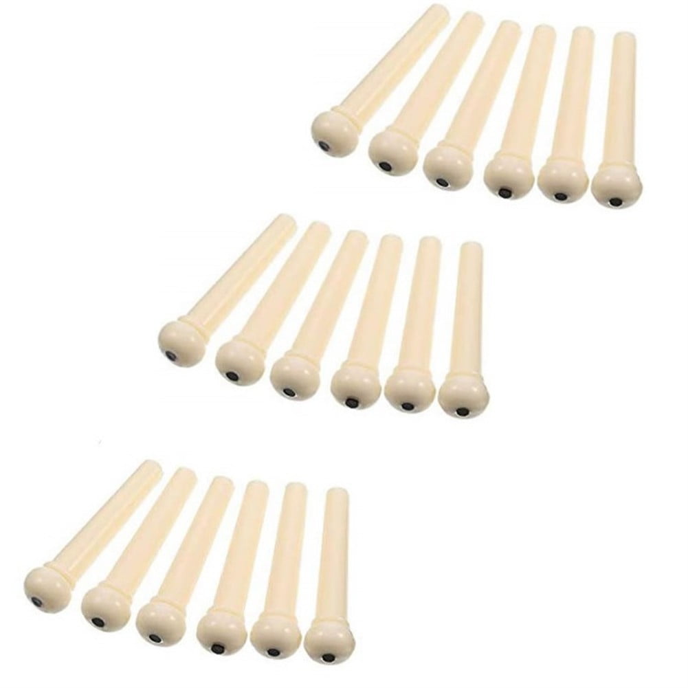 Gerich Guitar Bridge Pins Pegs Plastic Replacement String End Peg Tool ...