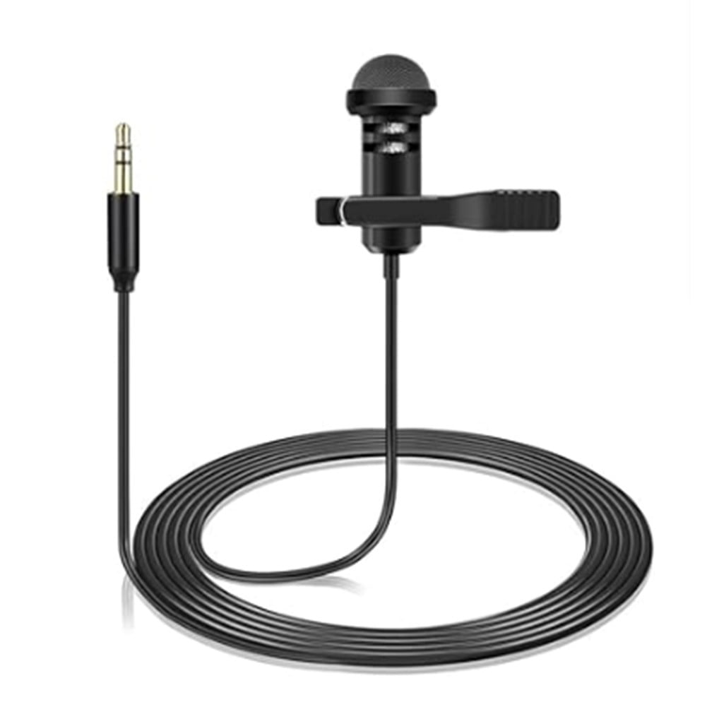 Gerich Lavalier Lapel Microphone for Shure for DJL for Go Pro Vlog Interview Lavalier Clip-on ...