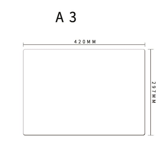 Gerich Magnetic Fridge Whiteboard Dry Erase Magnet Memo Board Kitchen ...